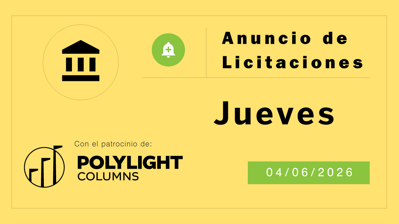 Licitaciones de alumbrado e iluminación: jueves 4 de junio de 2026 ...