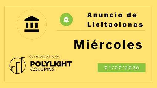 Licitaciones de alumbrado e iluminación: miércoles 1 de julio de 2026 ...